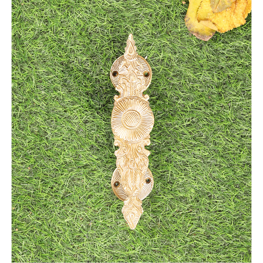Brass Ethnic Indian Design Door Handle – Two Moustaches Store